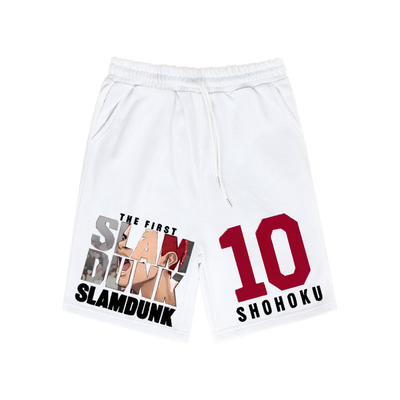 SLAM DUNK White Shorts Costume Outfits Halloween Carnival Party Disgui ...