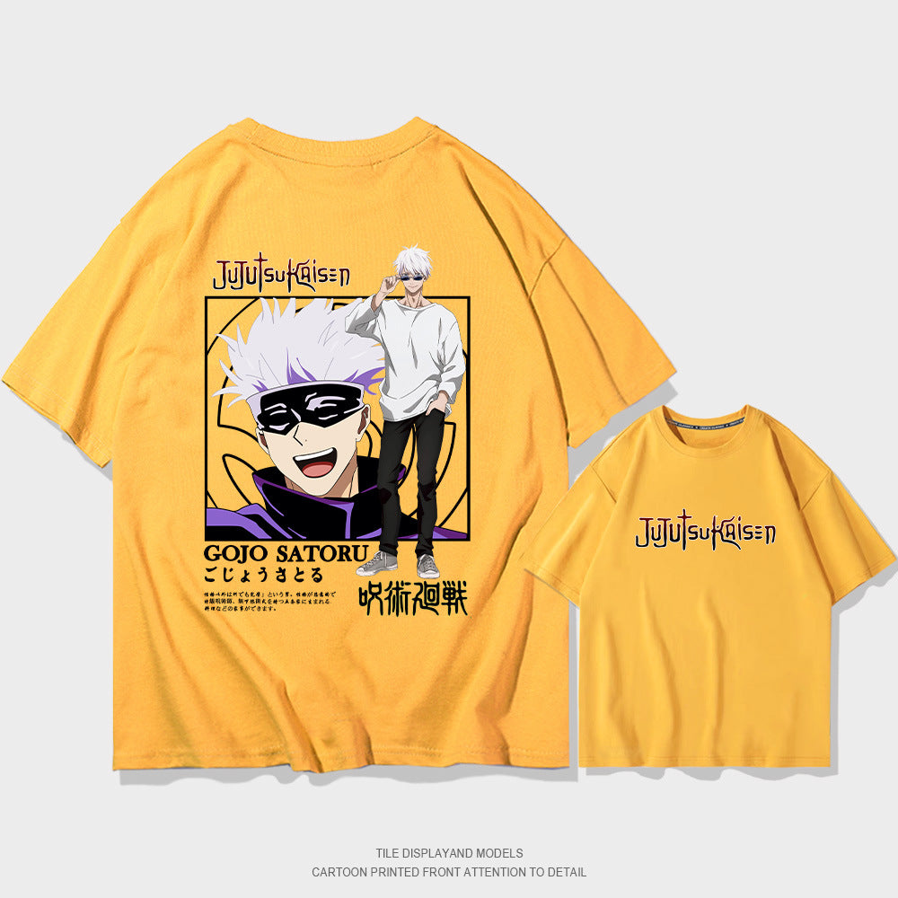 Gojo Satoru Summer Tee Jujutsu Kaisen 3D Printed Casual Short Sleeve T ...