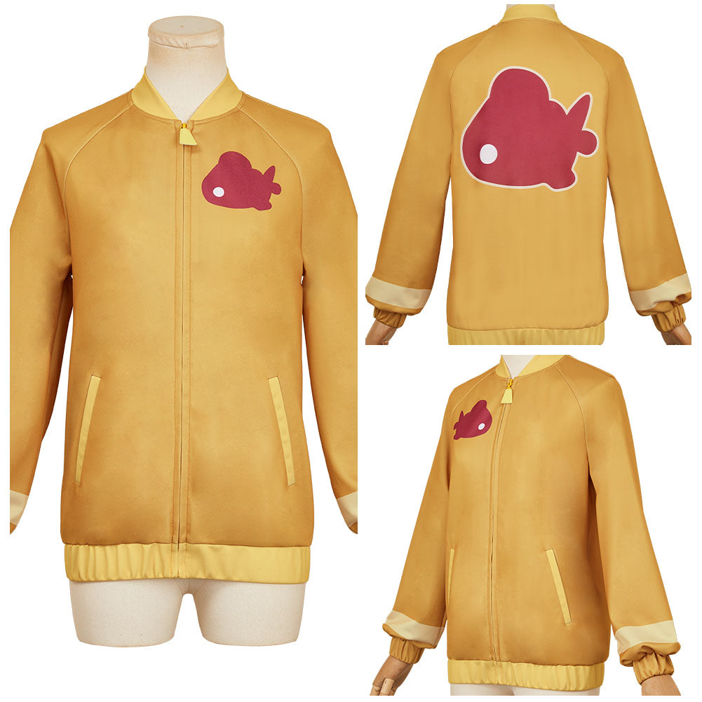 Amate Yuzuriha Yellow Jacket Cosplay Costume Outfits – Anicossky