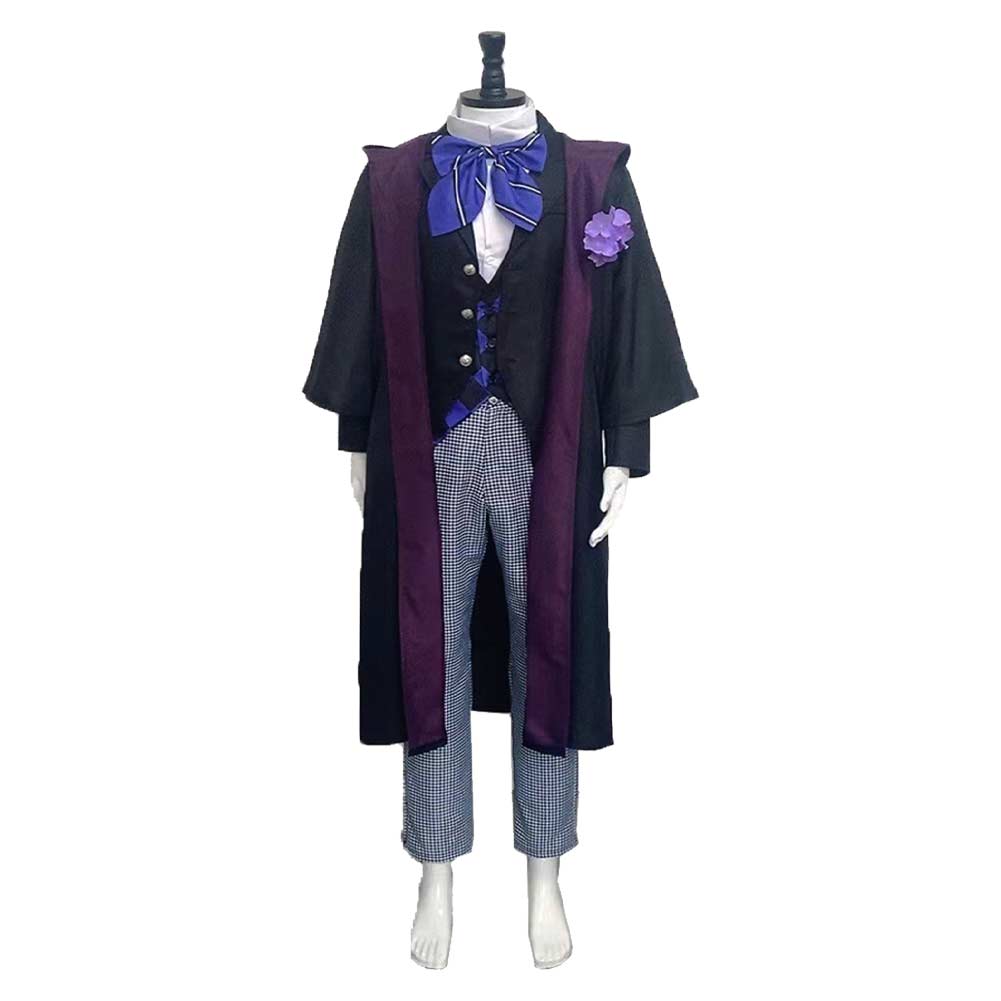 Gregory Violet Cosplay Costume Kuroshitsuji Gregory Outfits – Anicossky
