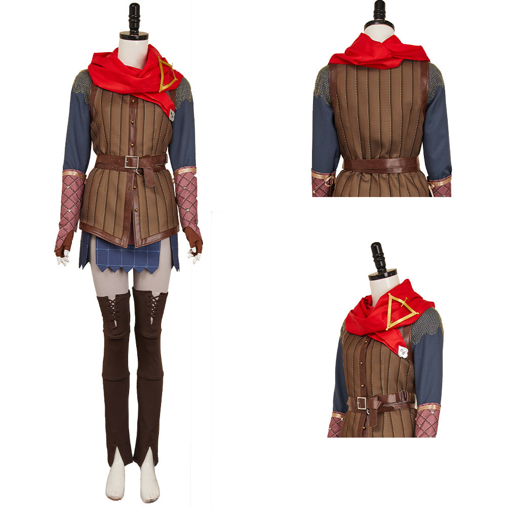 Mio brown Costum Game Split Fiction Mio Cosplay Outfits – Anicossky