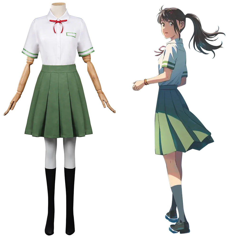 Suzume's Door-Locking Cosplay Costume JK School Uniform Outfits Hallow ...
