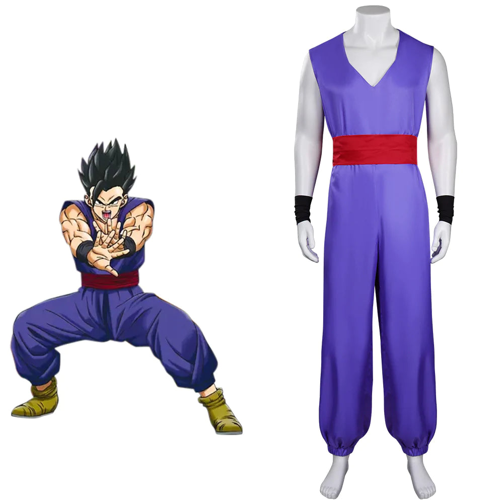 Dragon Ball Super : Super Hero Son Gohan Cosplay Costume Outfits Hallo ...