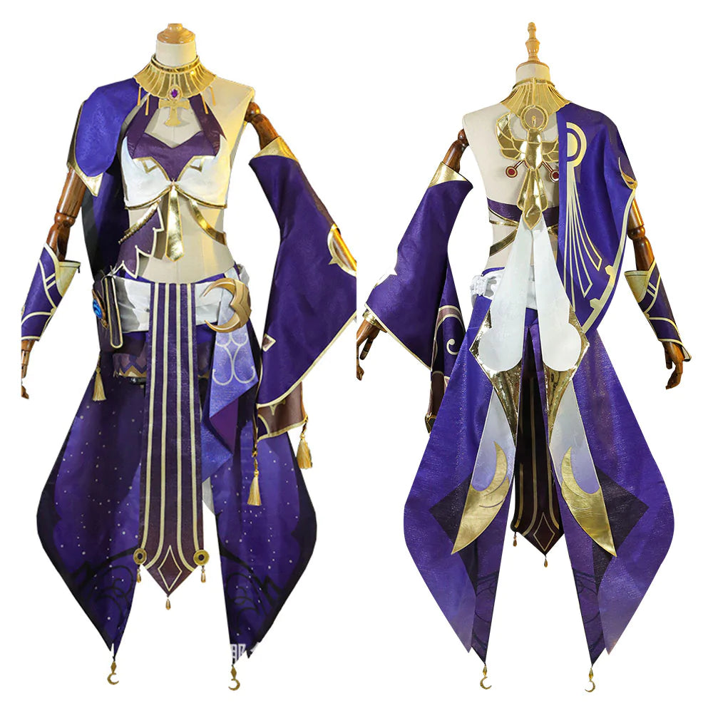 Genshin Impact Candace Cosplay Costume Uniform Outfits Halloween Carni ...