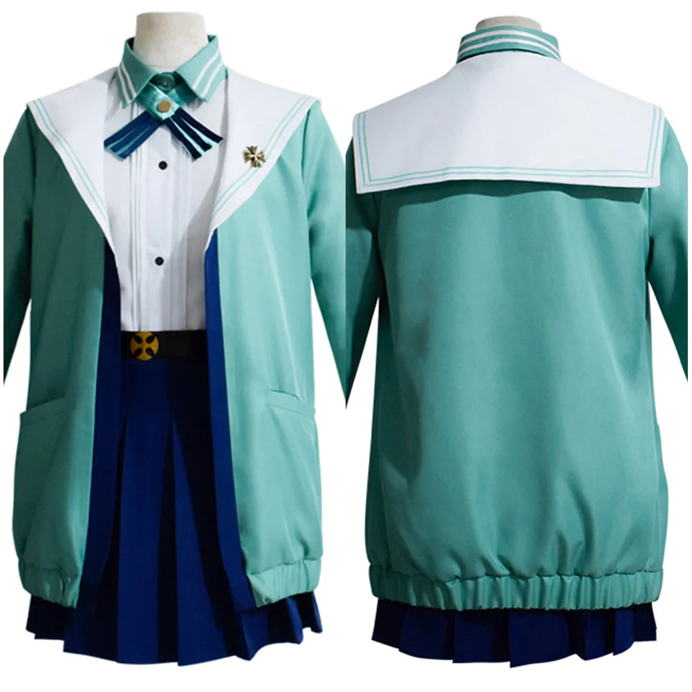 Genshin Impact Sucrose JK Uniform Cosplay Costume Outfits Halloween Ca ...