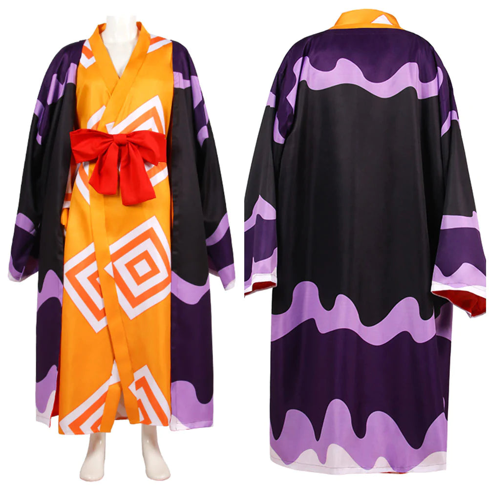 One Piece Jinbe Kimono Outfits Halloween Carnival Suit Cosplay Costume ...