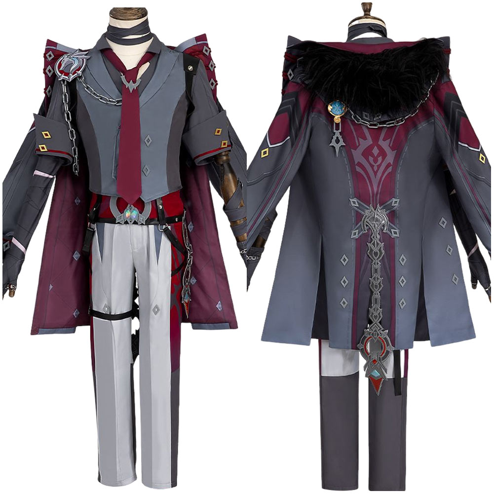 Genshin Impact Wriothesley Cosplay Costume Outfits Halloween Carnival ...